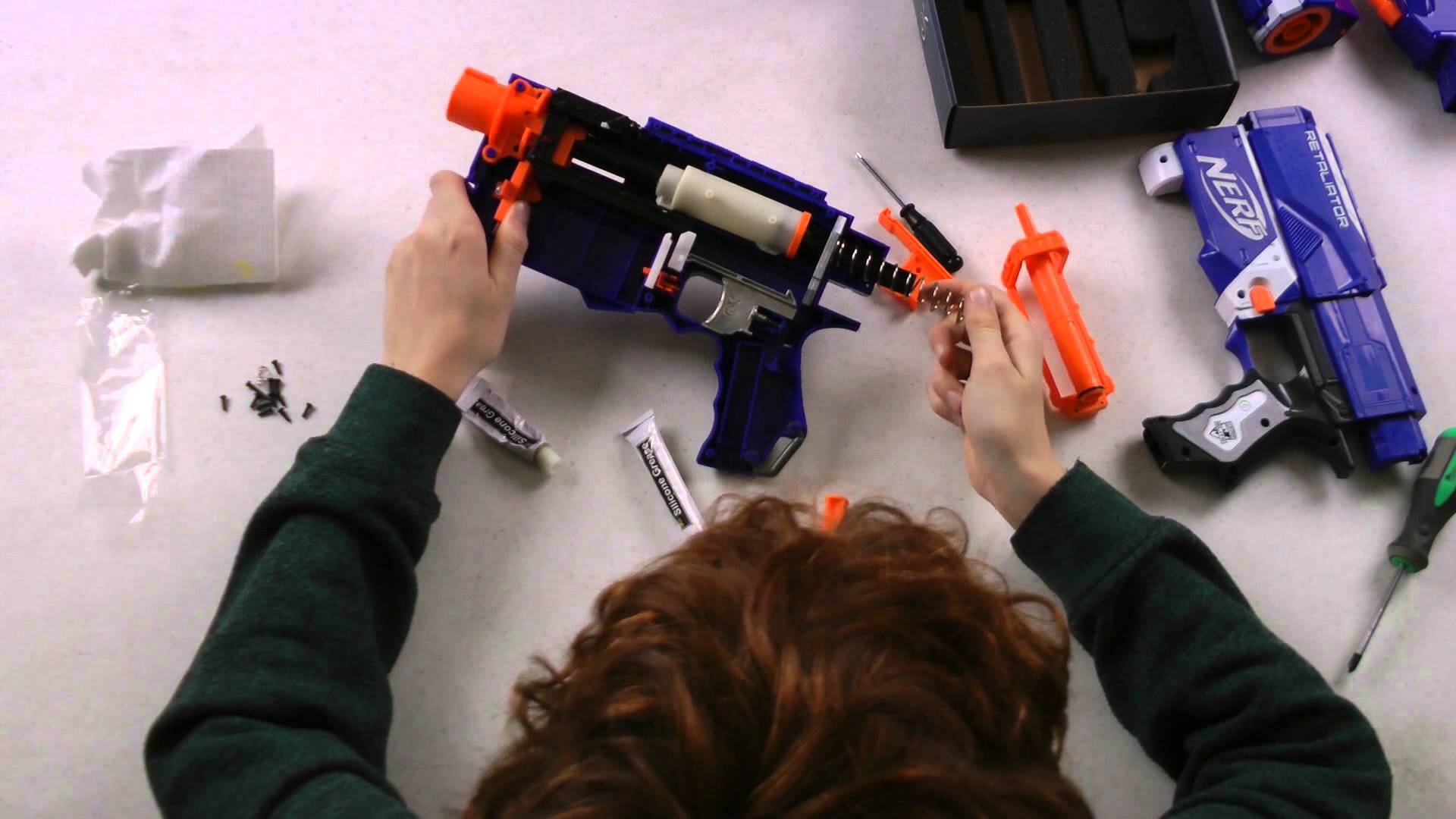 Retaliator Orange Mod Works Solid Stage Two - Nerf Socom