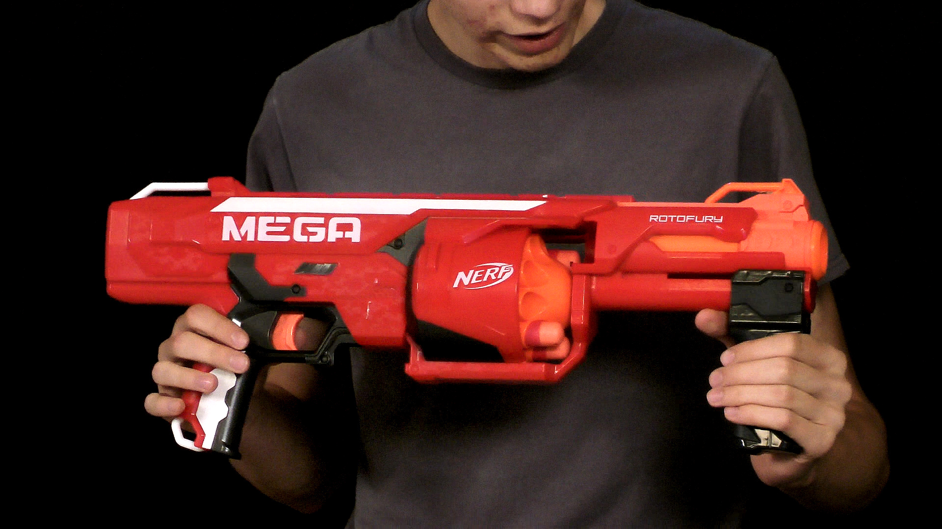 Mega Rotofury Review and Shooting - Nerf Socom